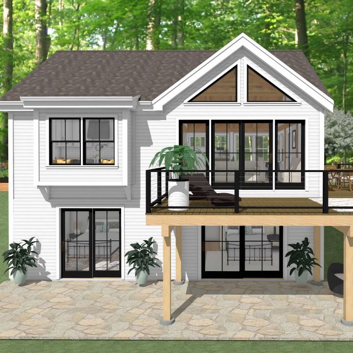 Custom Home (4000) - Habitat Post and Beam