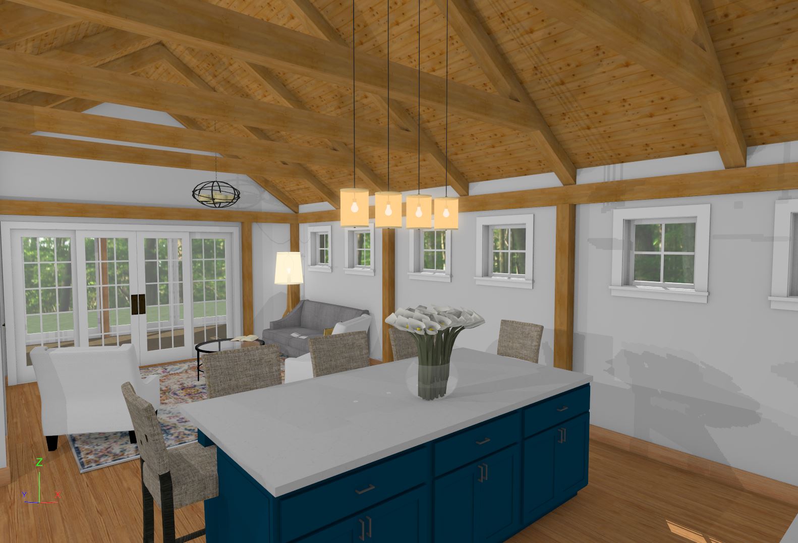 Custom Addition (3875) - Habitat Post and Beam