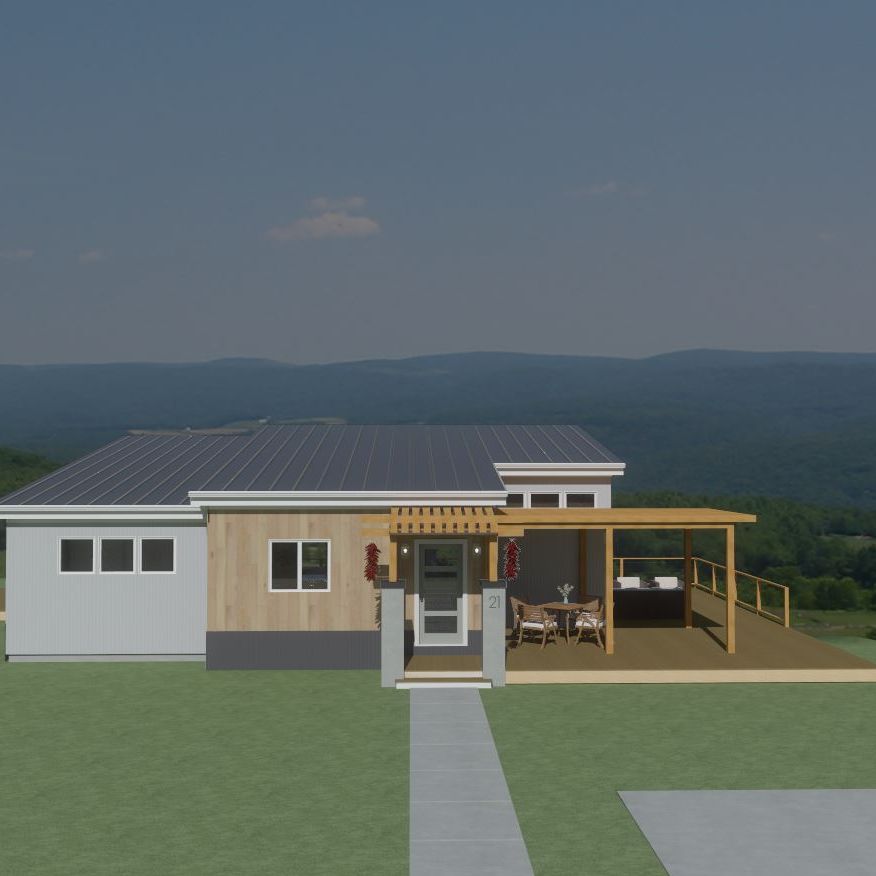 Custom Home (4030) - Habitat Post and Beam