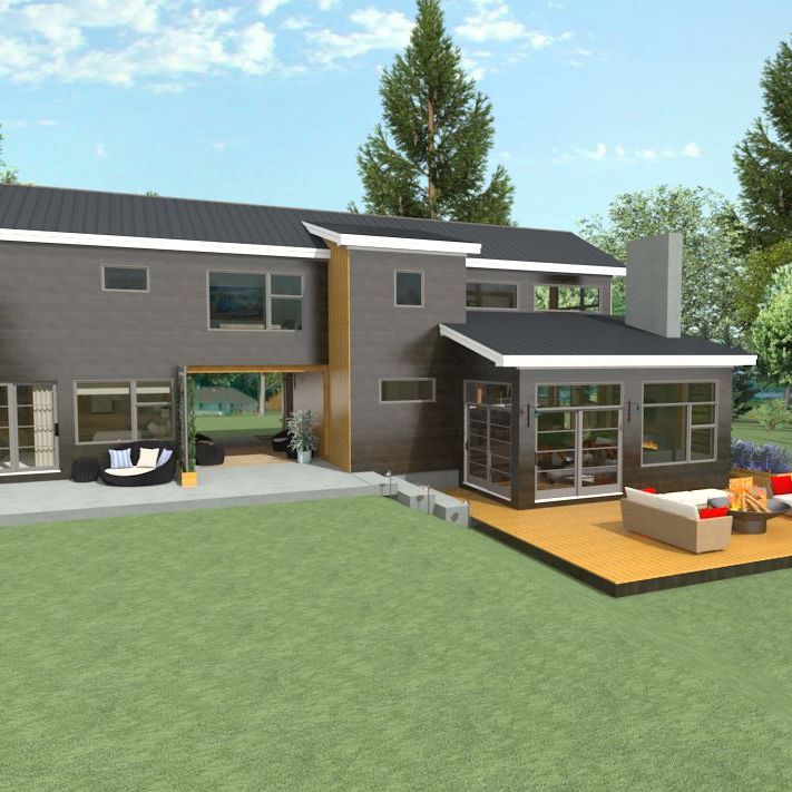 Custom Home (9133) - Habitat Post and Beam