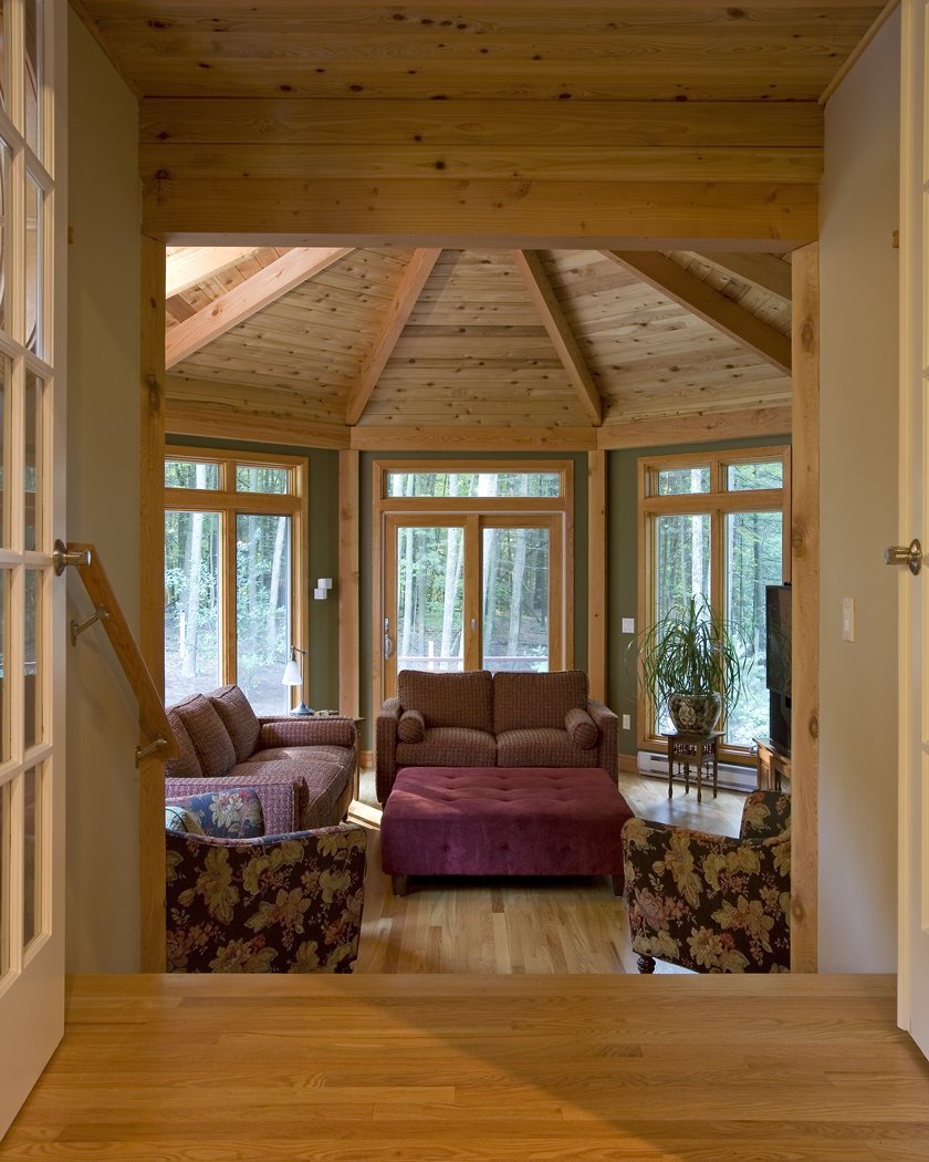 Octagon Room (0074) - Habitat Post and Beam