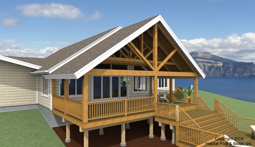 Custom Accessory Building (3675) - Habitat Post and Beam