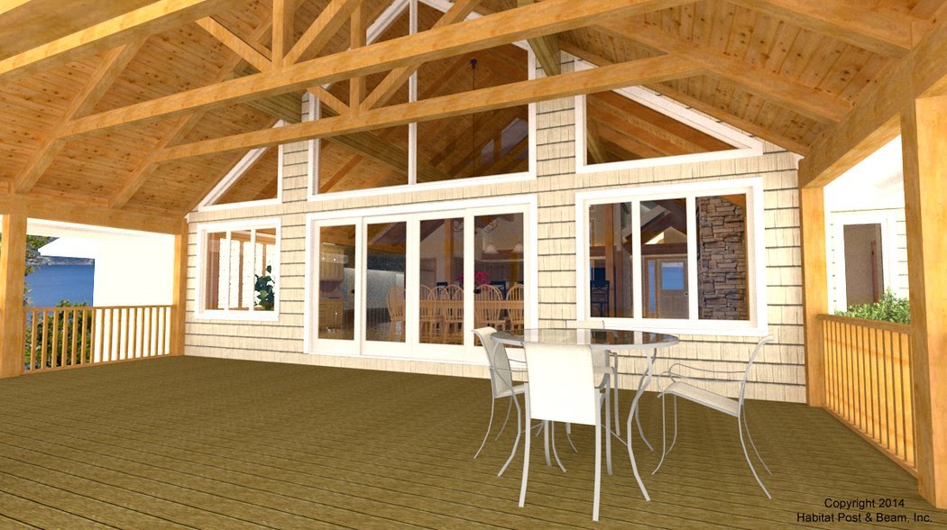 Custom Accessory Building (3675) - Habitat Post and Beam