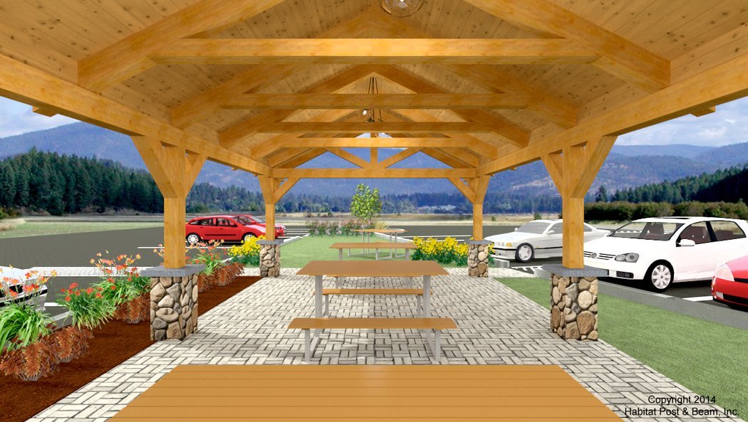 Custom Accessory Building (3676) - Habitat Post and Beam