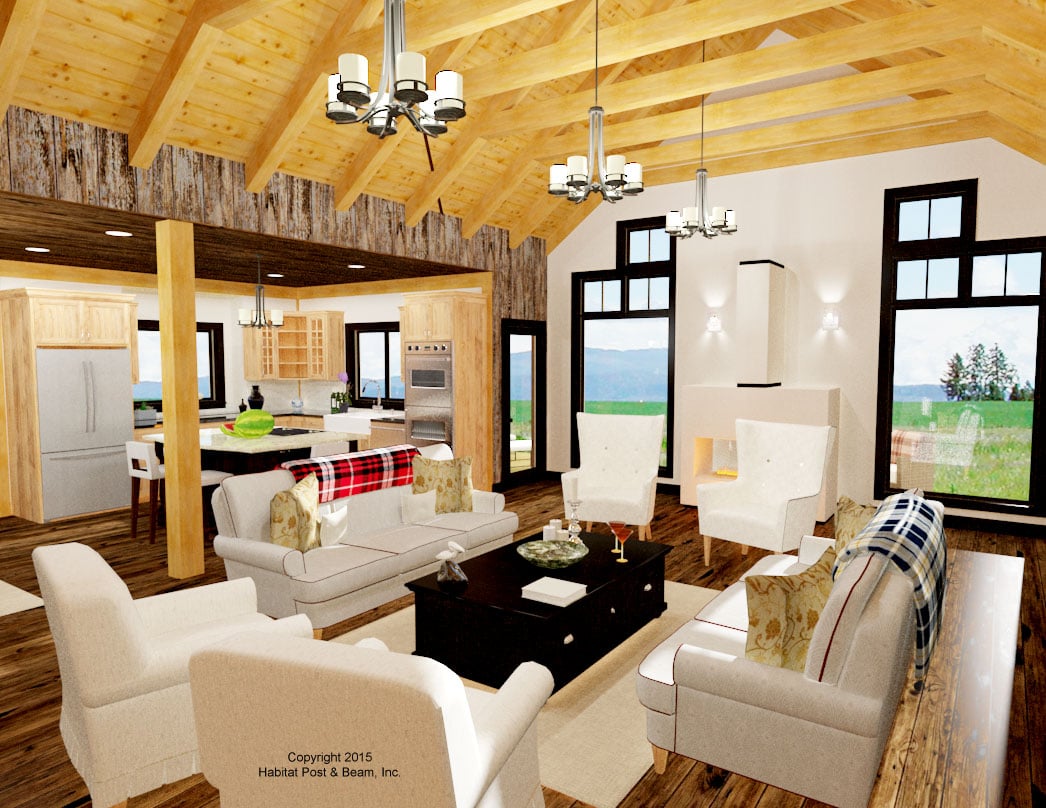 Custom Home (9121) - Habitat Post and Beam