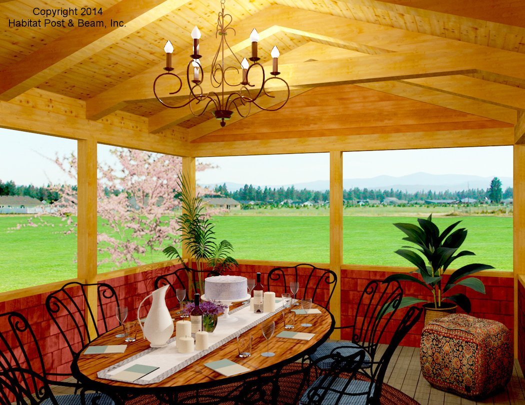 Custom Accessory Building (3685) - Habitat Post and Beam