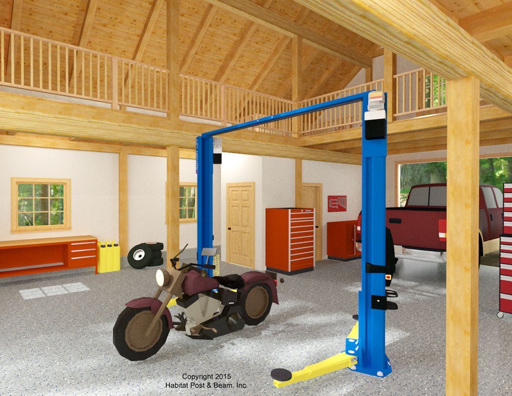 Custom Accessory Building (3722) - Habitat Post and Beam
