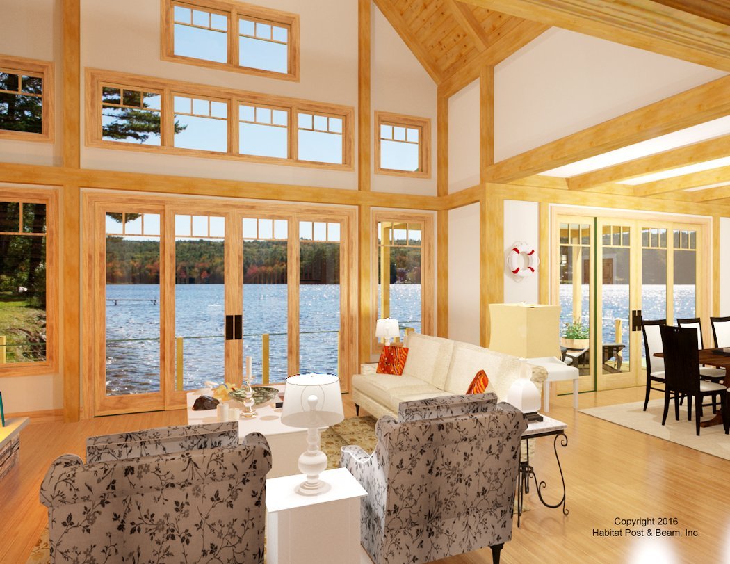 Custom Home (3770) - Habitat Post and Beam