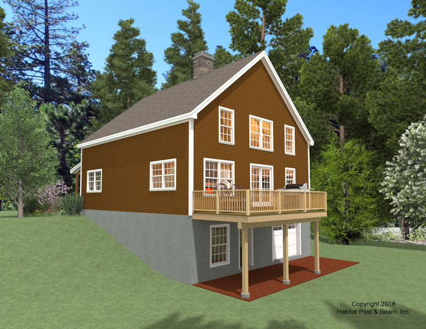 Custom Home (3822) - Habitat Post and Beam